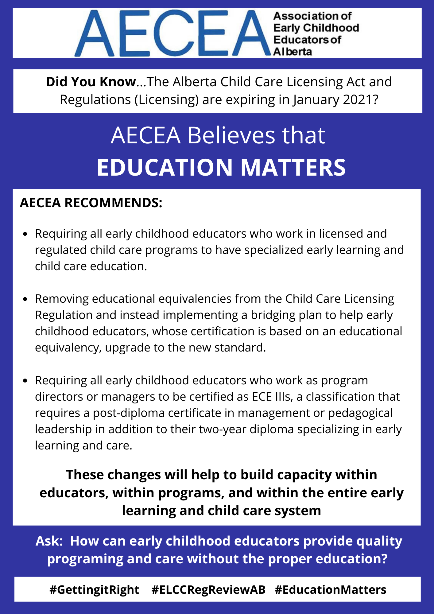 Education Matters | AECEA
